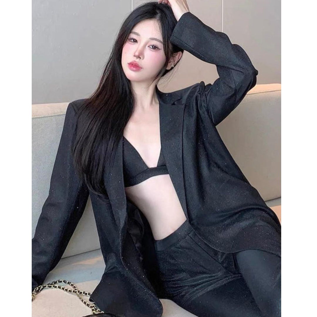 Luna Three Piece Set Sequined Women's Suit - ILOLA™