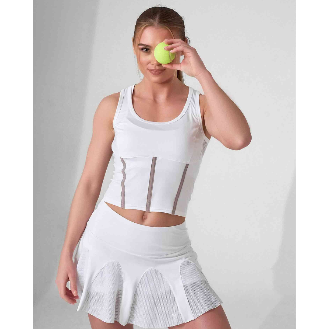 MAI TANK | Recycled Performance Crop Top with Mesh Back - ILOLA™